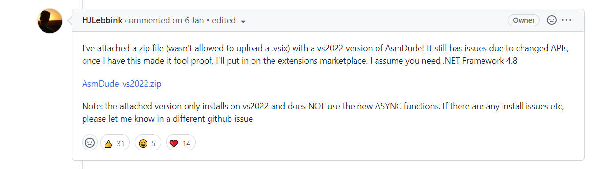 VS2022 配置汇编高亮 - ReadMe 软件学院互助文档